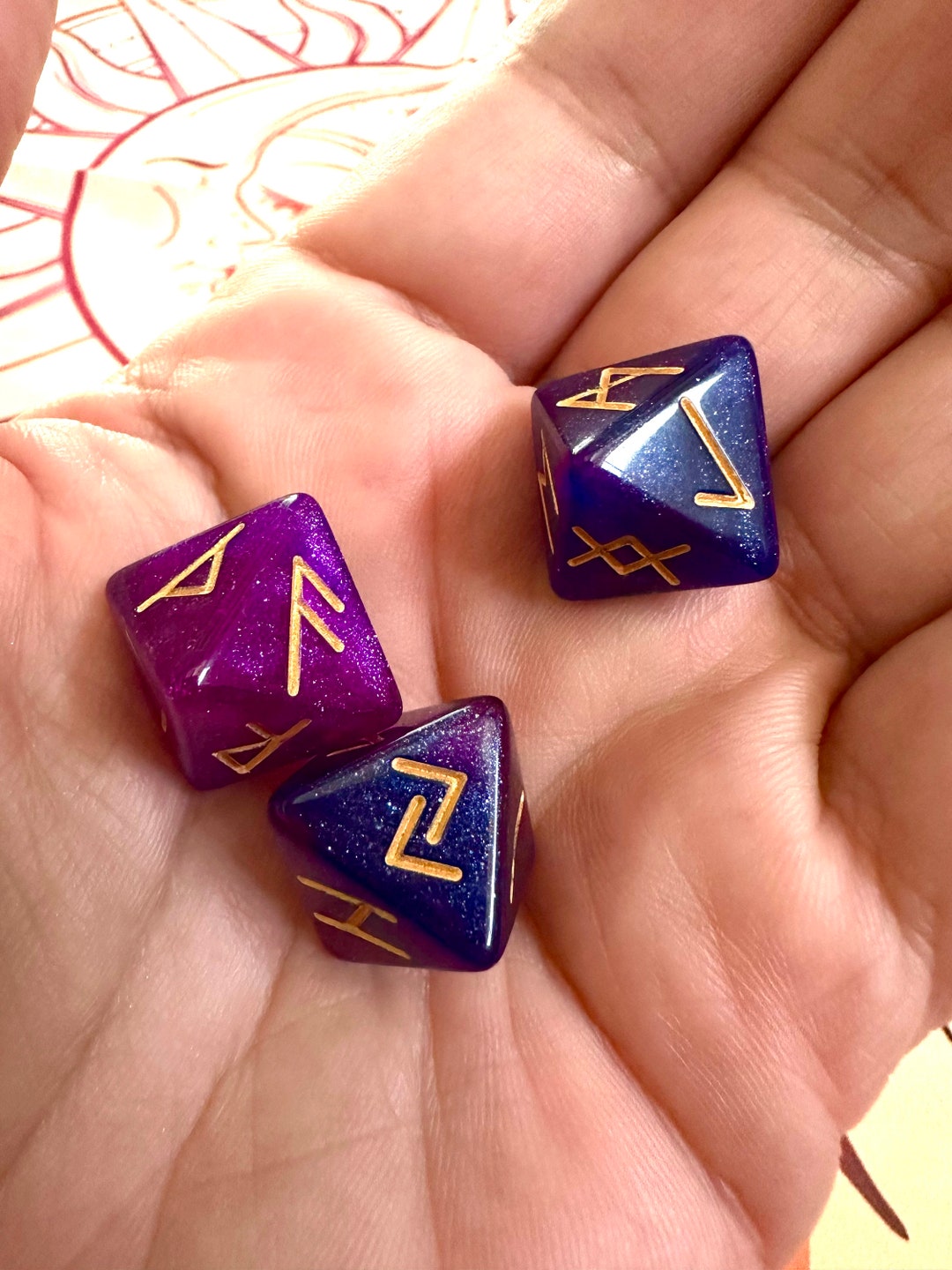 Elder Futhark Rune Dice - Etsy