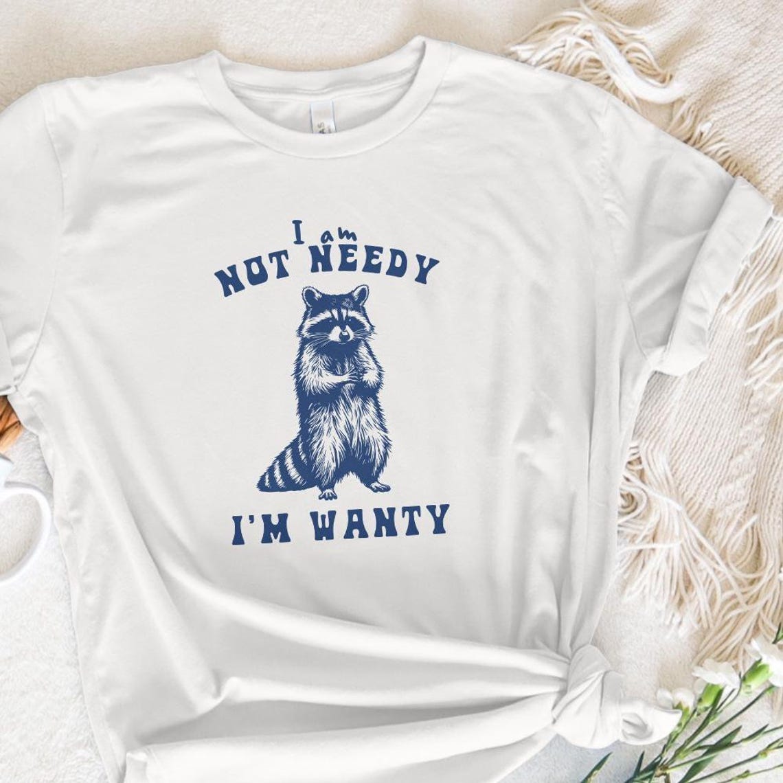 I'm Not Needy I'm Wanty Png PNG, Funny Raccoon, Trash Panda, Sarcastic ...