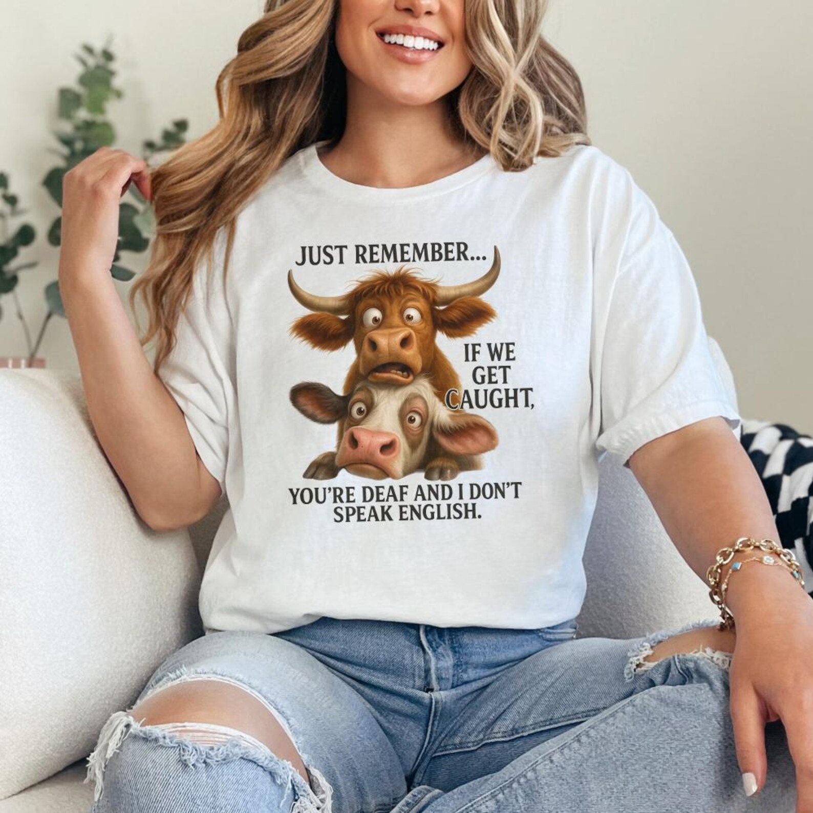 Just Remember Funny Cow Quote PNG, Highland Cow & Dairy Cow Humor ...