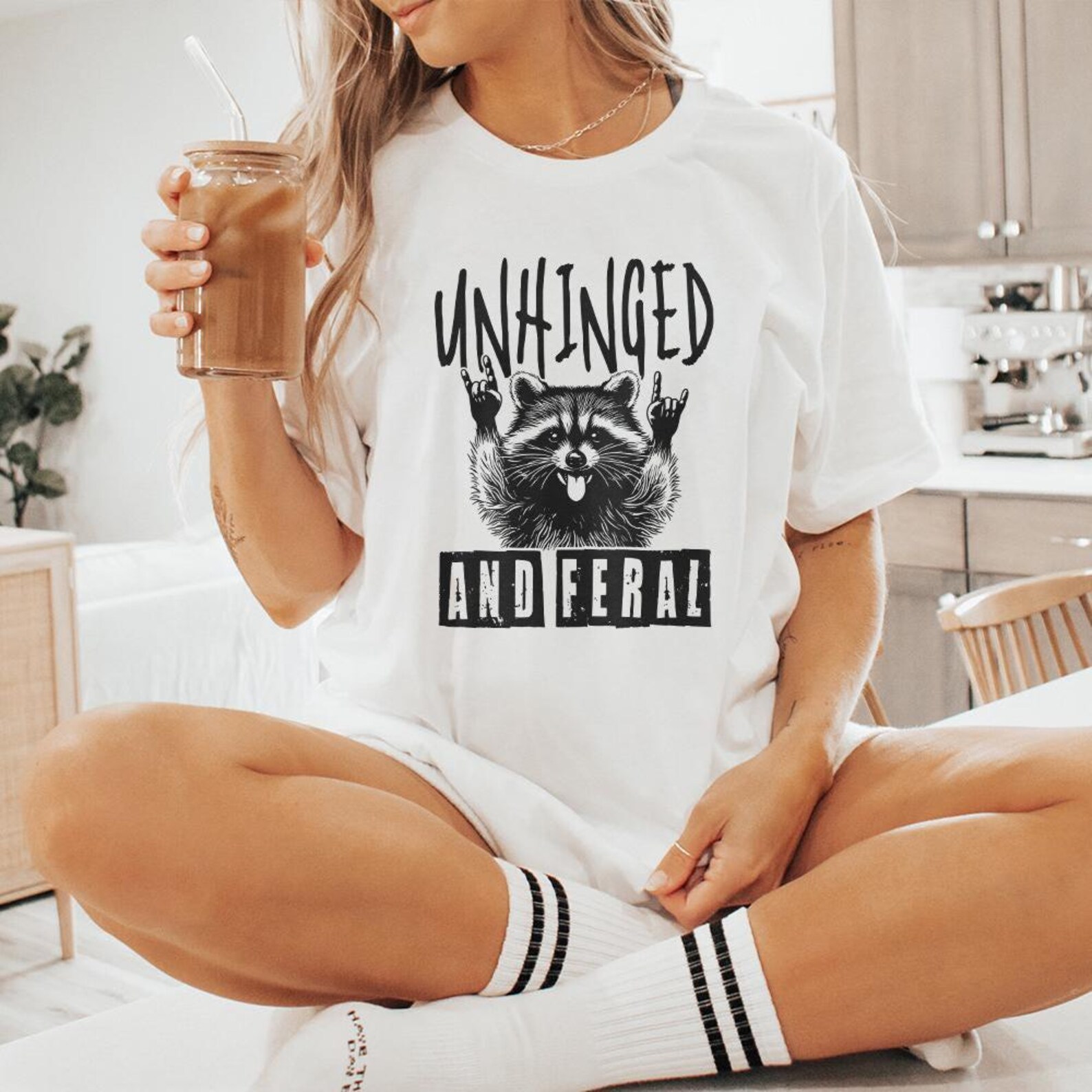 Unhinged Feral Raccoon PNG, Rock'n Roll Design (digital Download) - Etsy