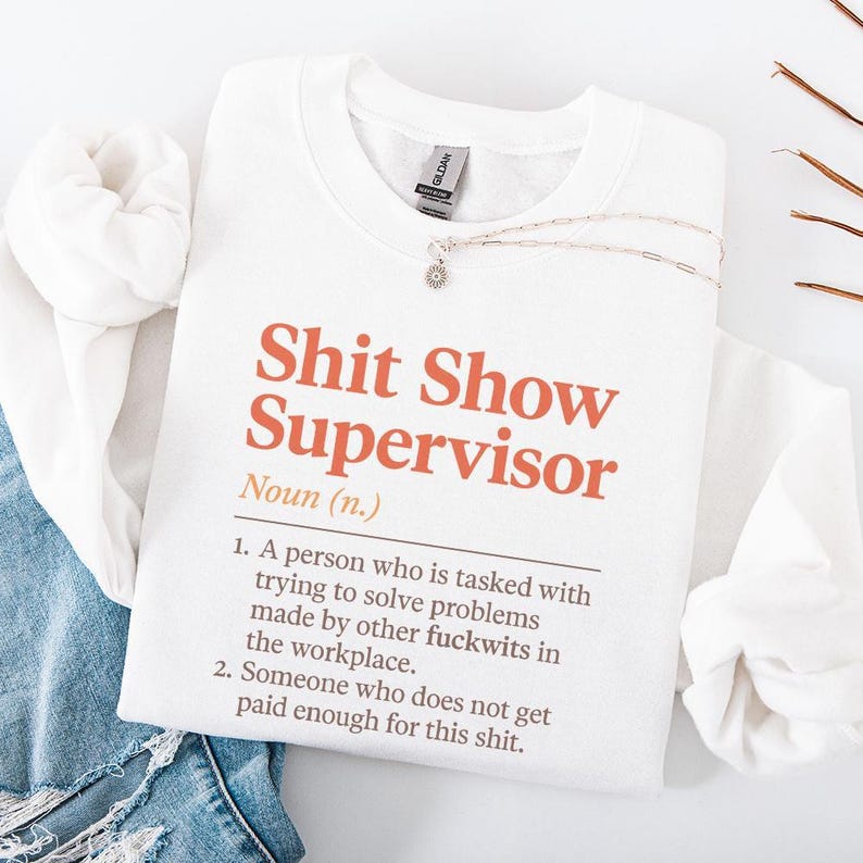 Shit Show Supervisor PNG Download, Work Humor PNG for Office, Funny ...