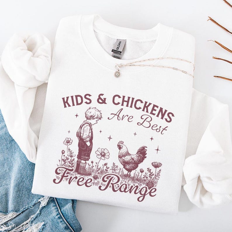 Free Range Farm Kid Design, Homestead PNG, Vintage Farm Life Digital ...