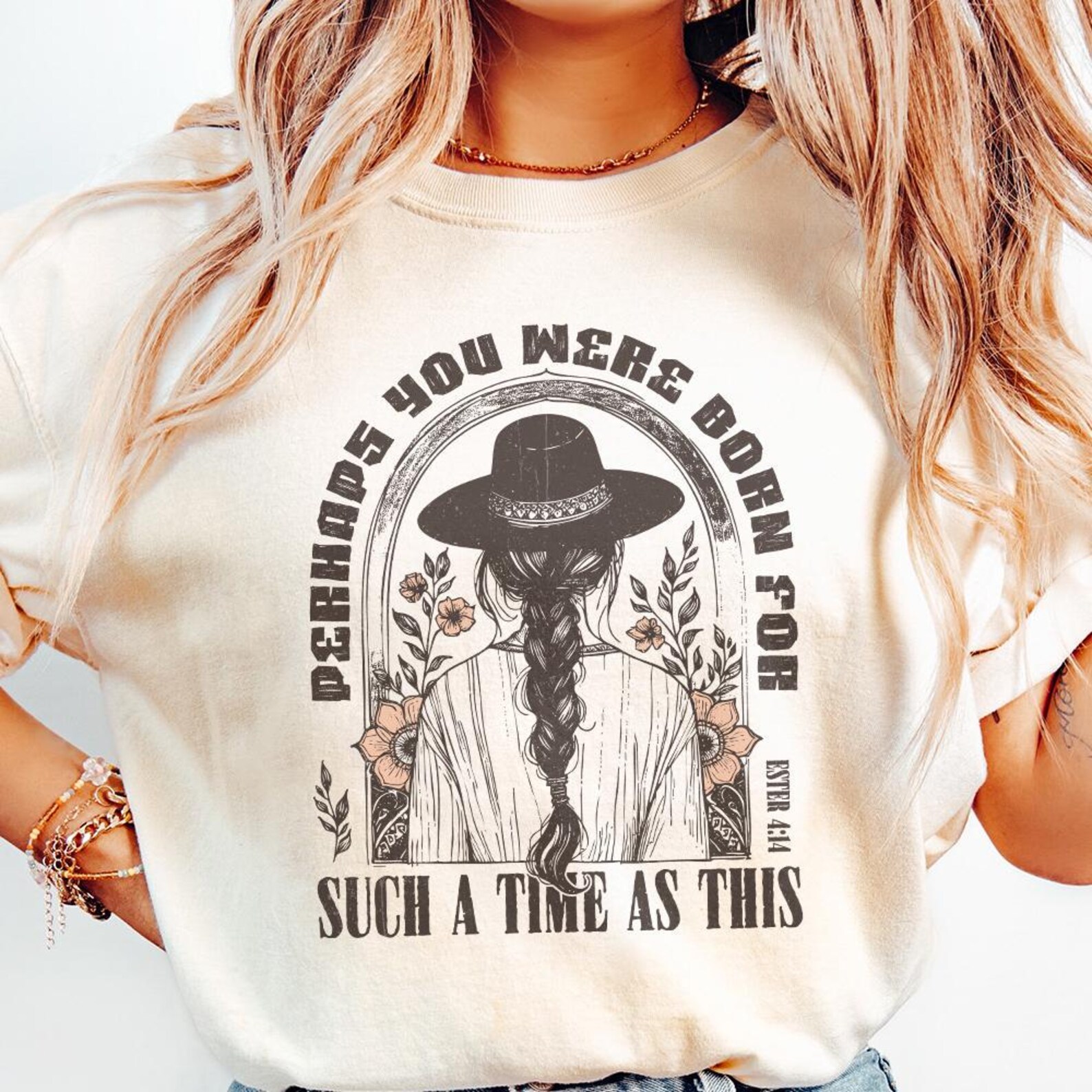 Western Cowgirl Floral PNG, Esther 4:14 Verse (digital Download) - Etsy