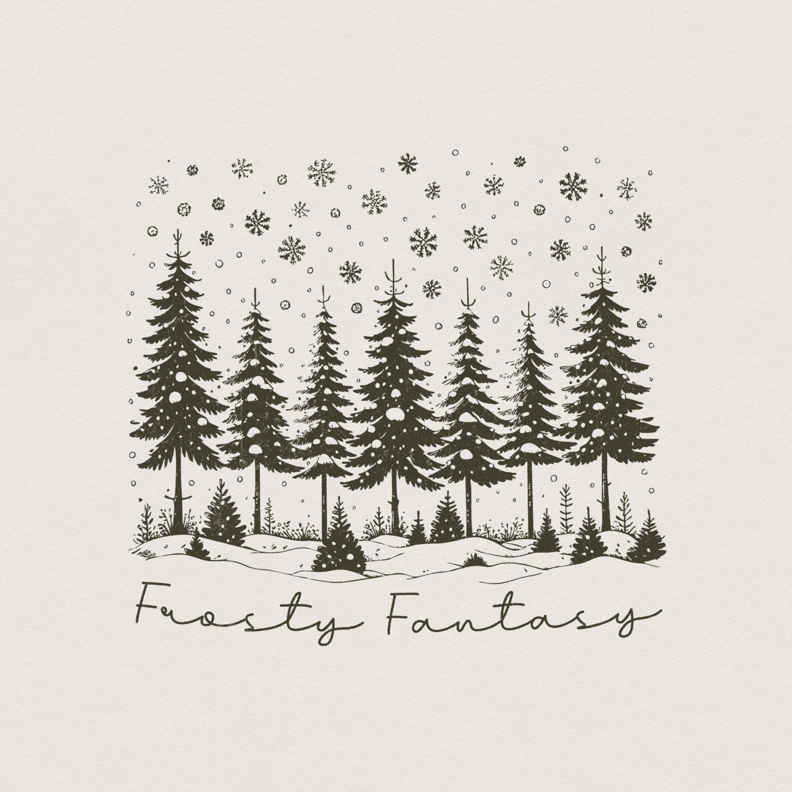 Frosty Fantasy Png, Winter Png, Wonderland Png, Winter Trees Png ...