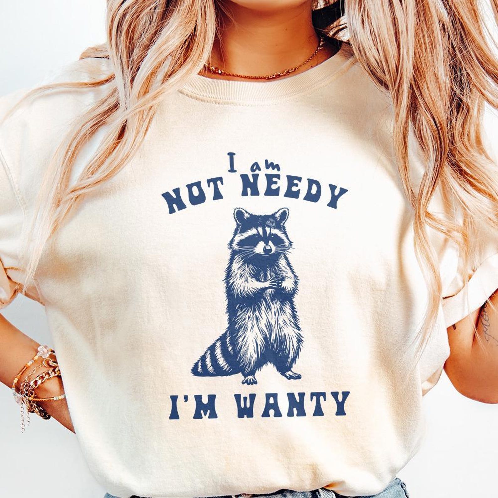 I'm Not Needy I'm Wanty Png PNG, Funny Raccoon, Trash Panda, Sarcastic ...