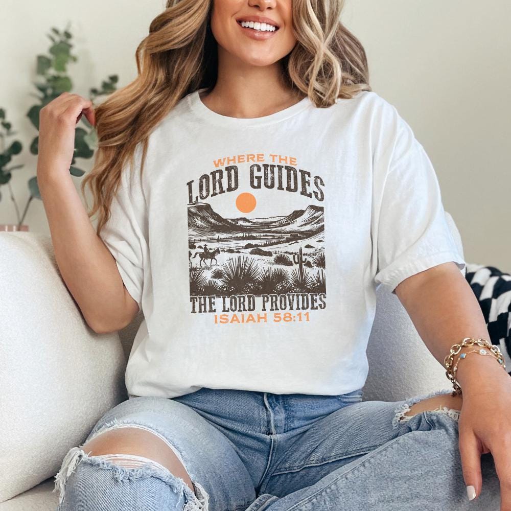 The Lord Provides Christian PNG, Vintage Bible Verse Sublimation, Retro ...