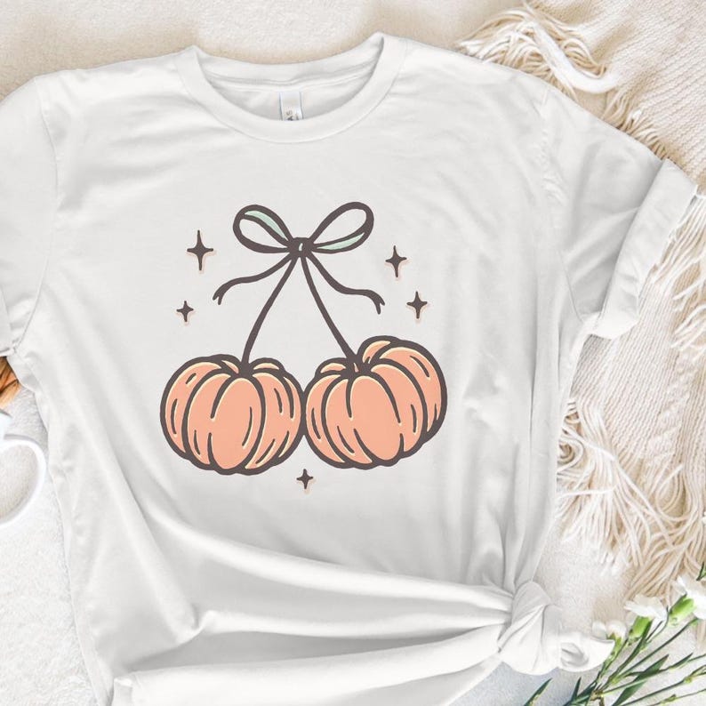 Pastel Pumpkin PNG, Fall PNG, Autumn PNG, Cute Pumpkin Bow Design ...
