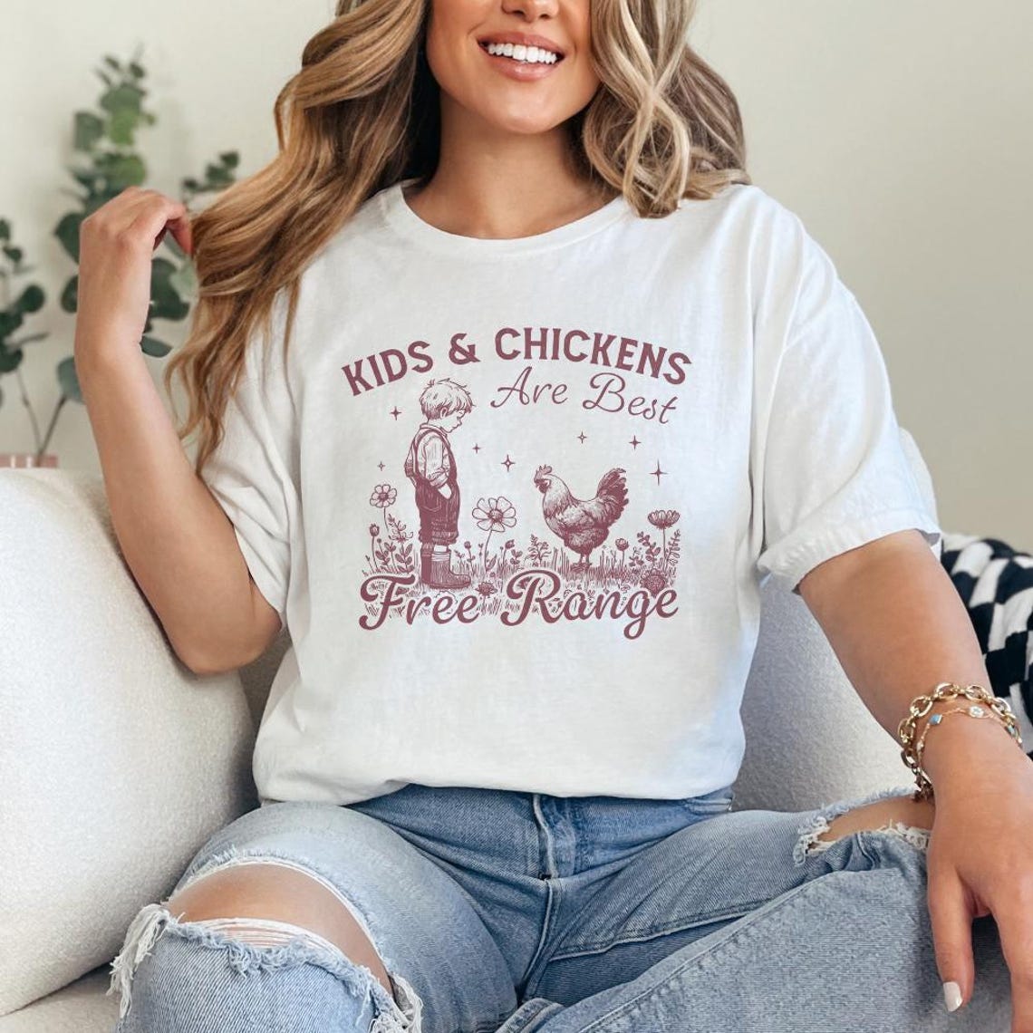 Free Range Farm Kid Design, Homestead PNG, Vintage Farm Life Digital ...