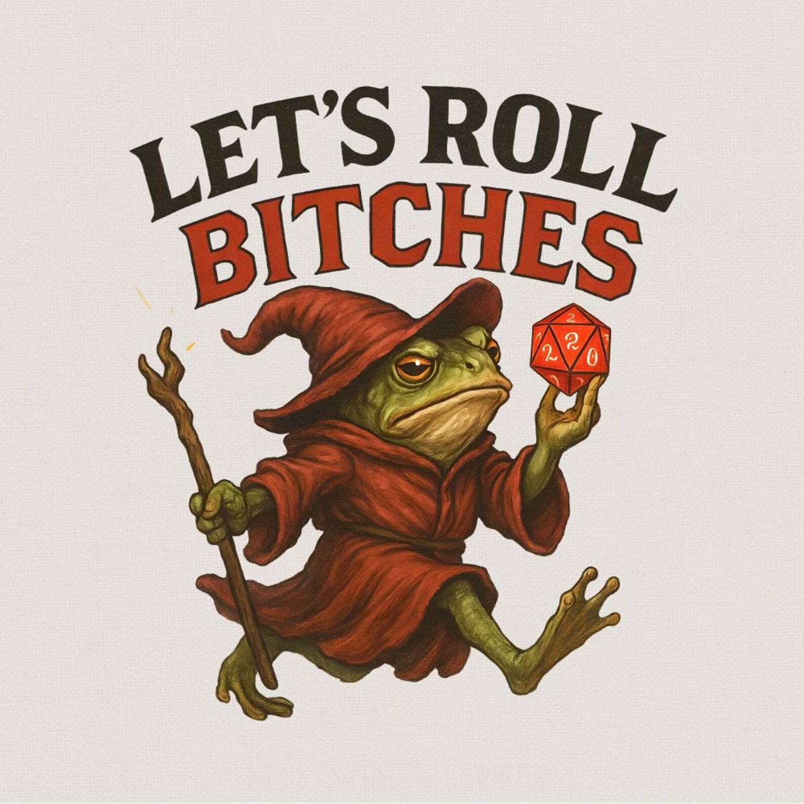 Funny Frog, Toad Png, Wizard Frog SVG, D20 Dice Png, Digital Download ...