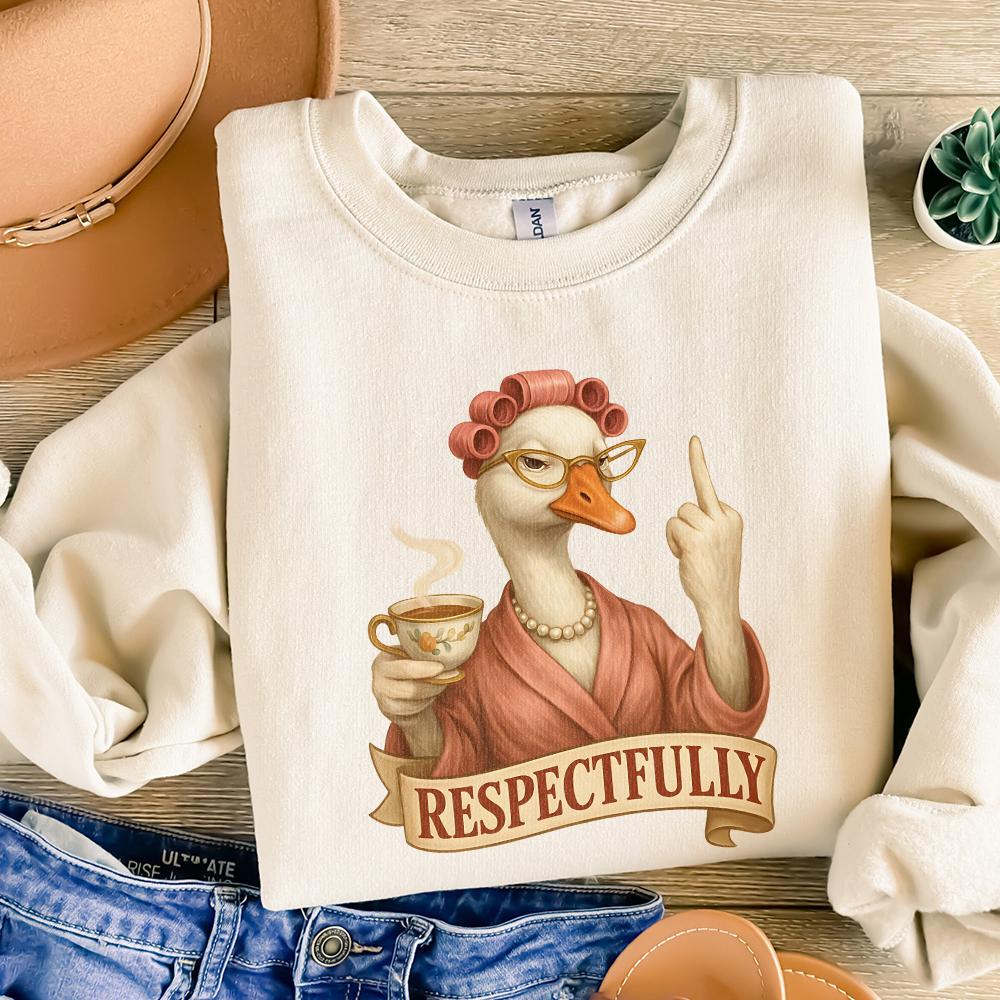 Funny Goose PNG, Sassy Goose Clipart, Middle Finger Sublimation, Adult ...