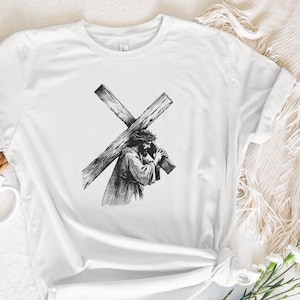 Jesus Carrying Cross PNG, Faith Png, Christian Png, Religious Artwork ...