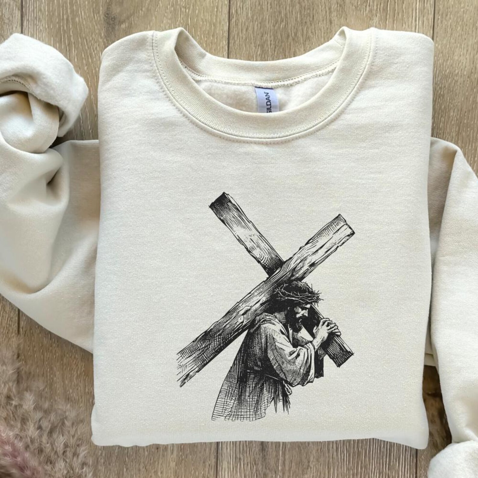 Jesus Carrying Cross PNG, Faith Png, Christian Png, Religious Artwork ...