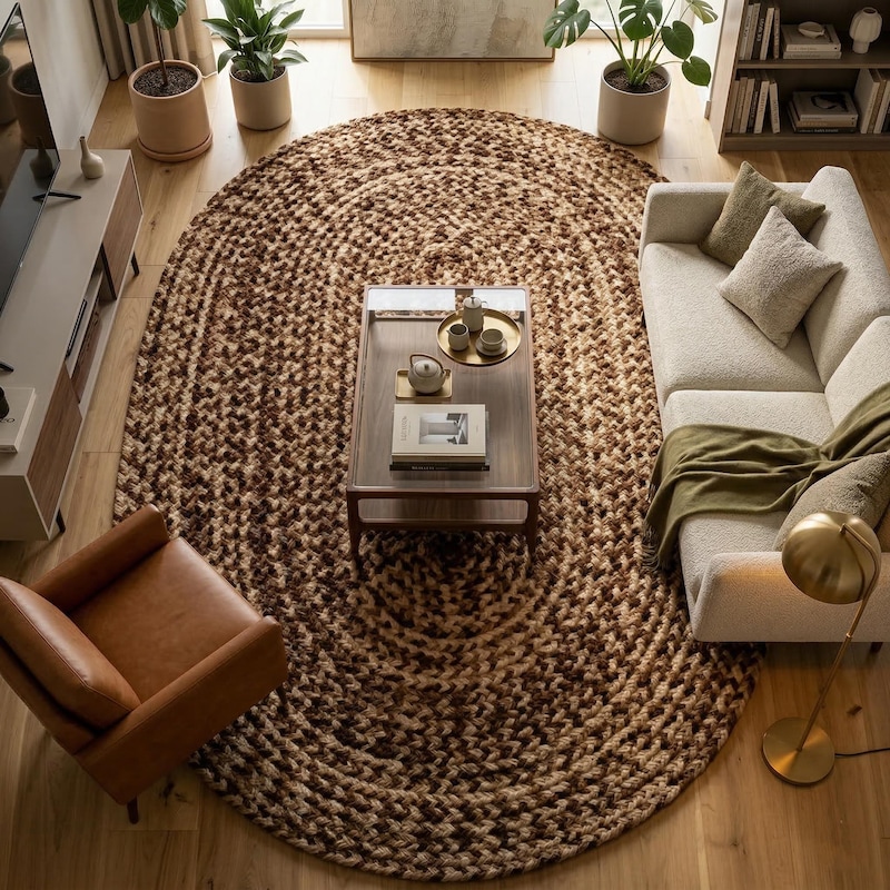 Oval Wool Braided Rugs - Etsy