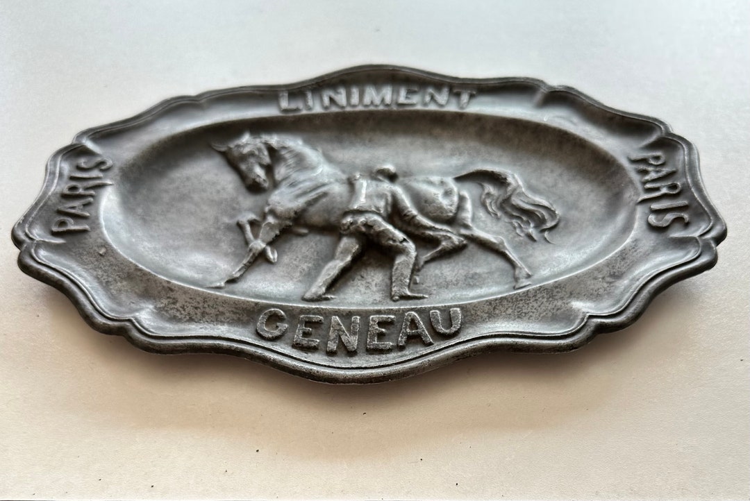 Antique Pewter Decorative Plate, Medieval Decor, Equine Art - Etsy