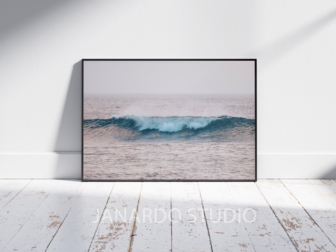 Wave Art Photography, Wave Print, Waves Poster, Printable Ocean Wall ...