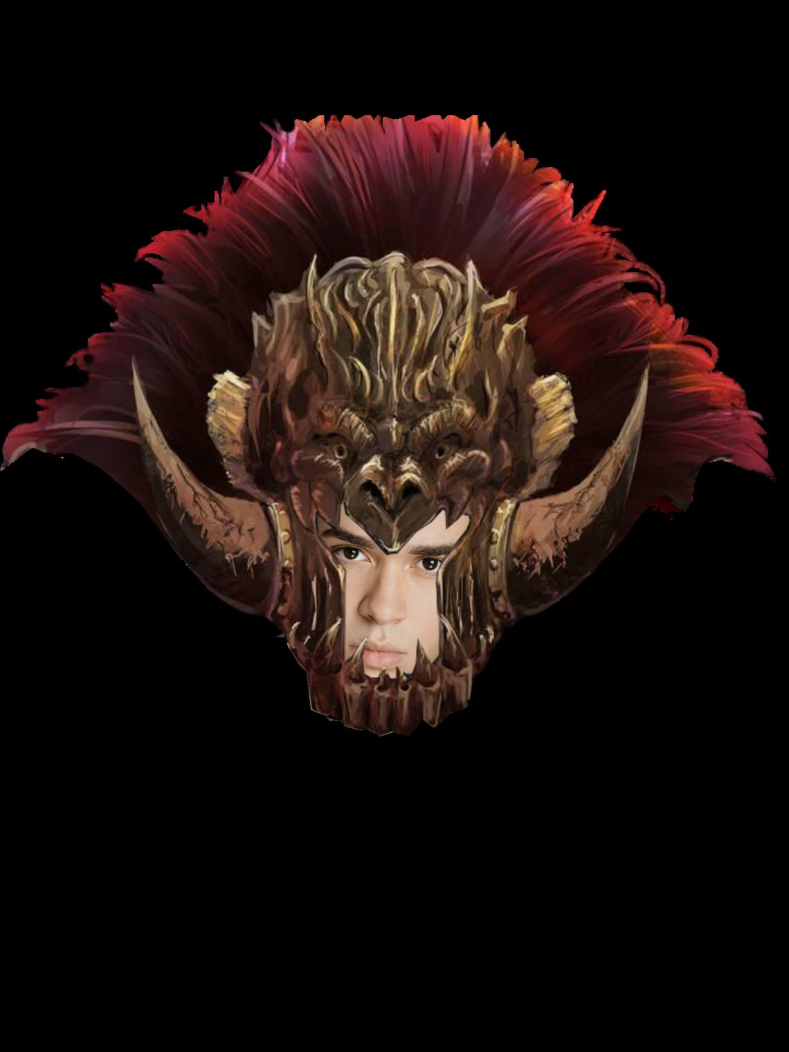 Radahn Helmet Transparent Elden Ring - Etsy