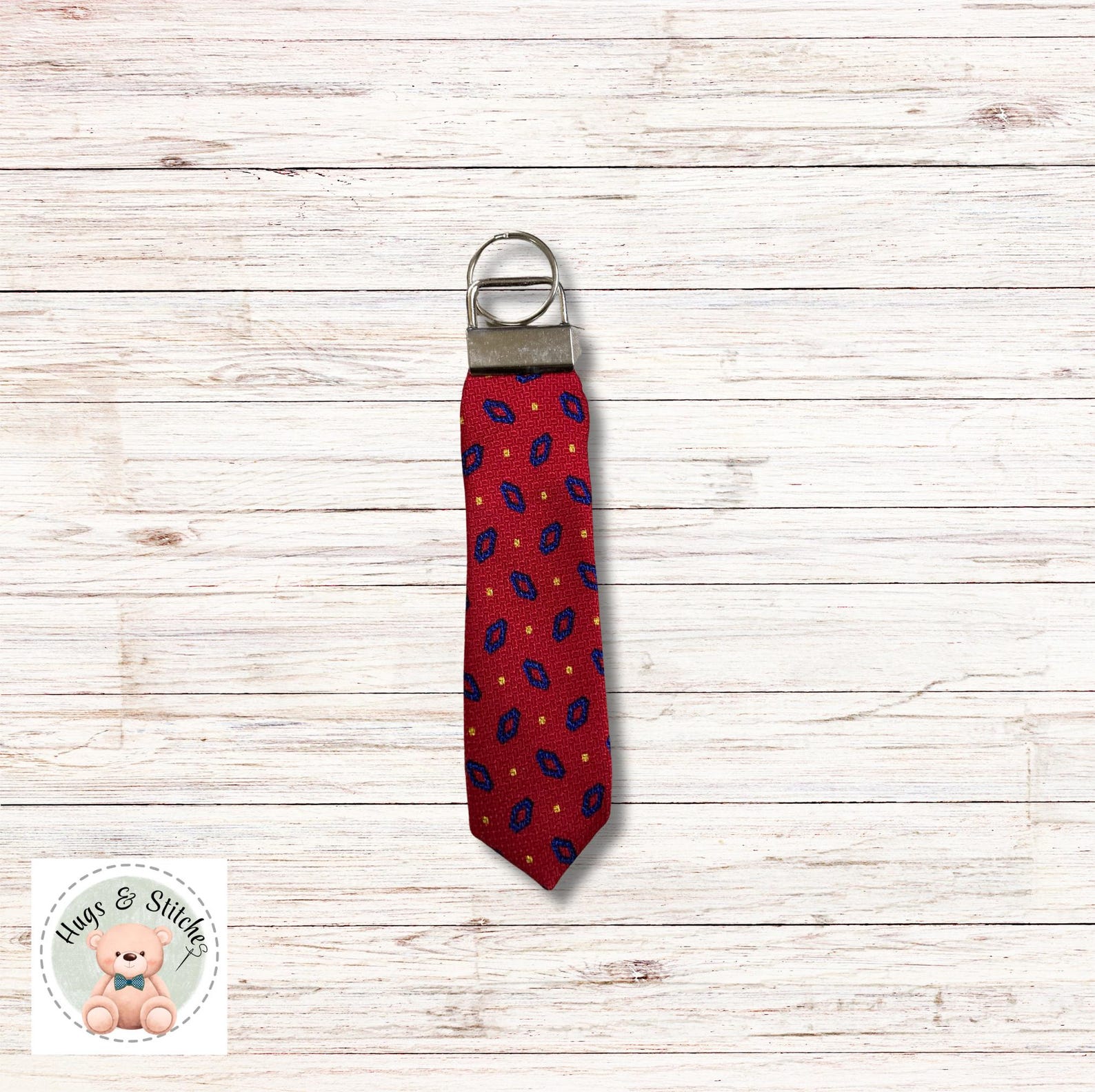 Memory Key Chain From a Loved Ones Clothes or Ties - Etsy