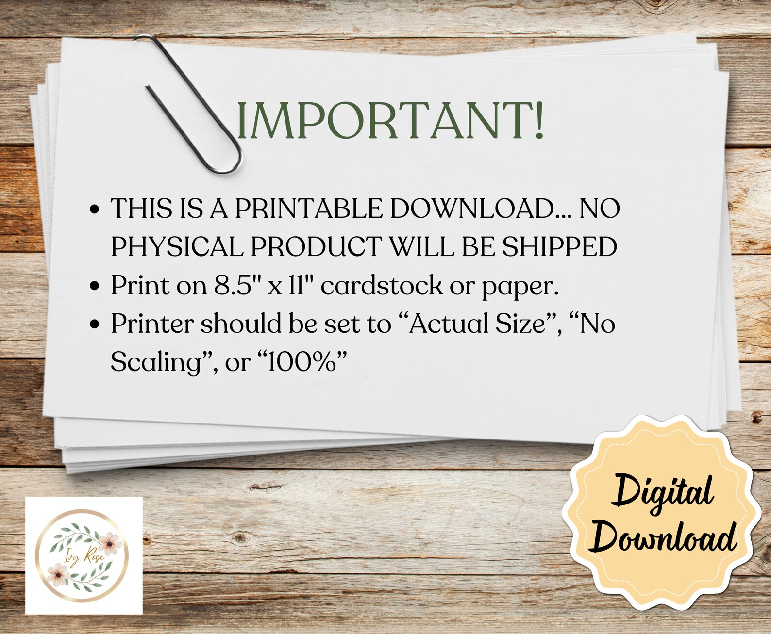 Printable Custom Spring Thank You Card Personalized Gift for Her - Etsy