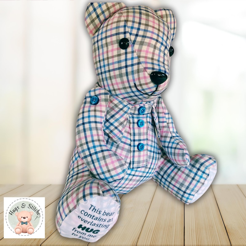 Memory Bears Made With Loved Ones Clothing - Etsy