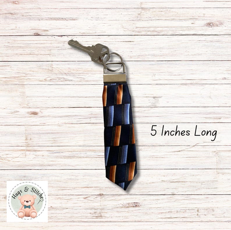 Memory Key Chain From a Loved Ones Clothes or Ties - Etsy