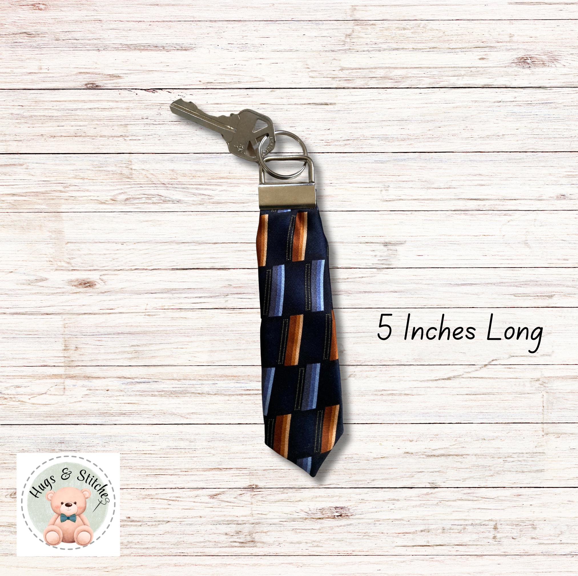 Memory Key Chain From a Loved One’s Clothes or Ties - Etsy