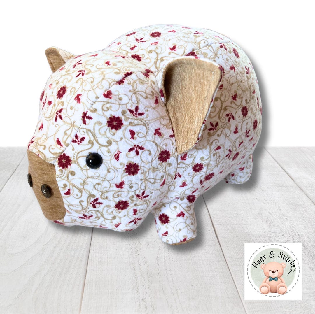 Large Custom Memory Pig Handmade From a Loved One's Clothes - Etsy