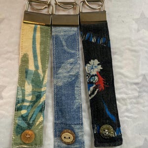 Memory Key Chain From a Loved One’s Clothes or Ties - Etsy