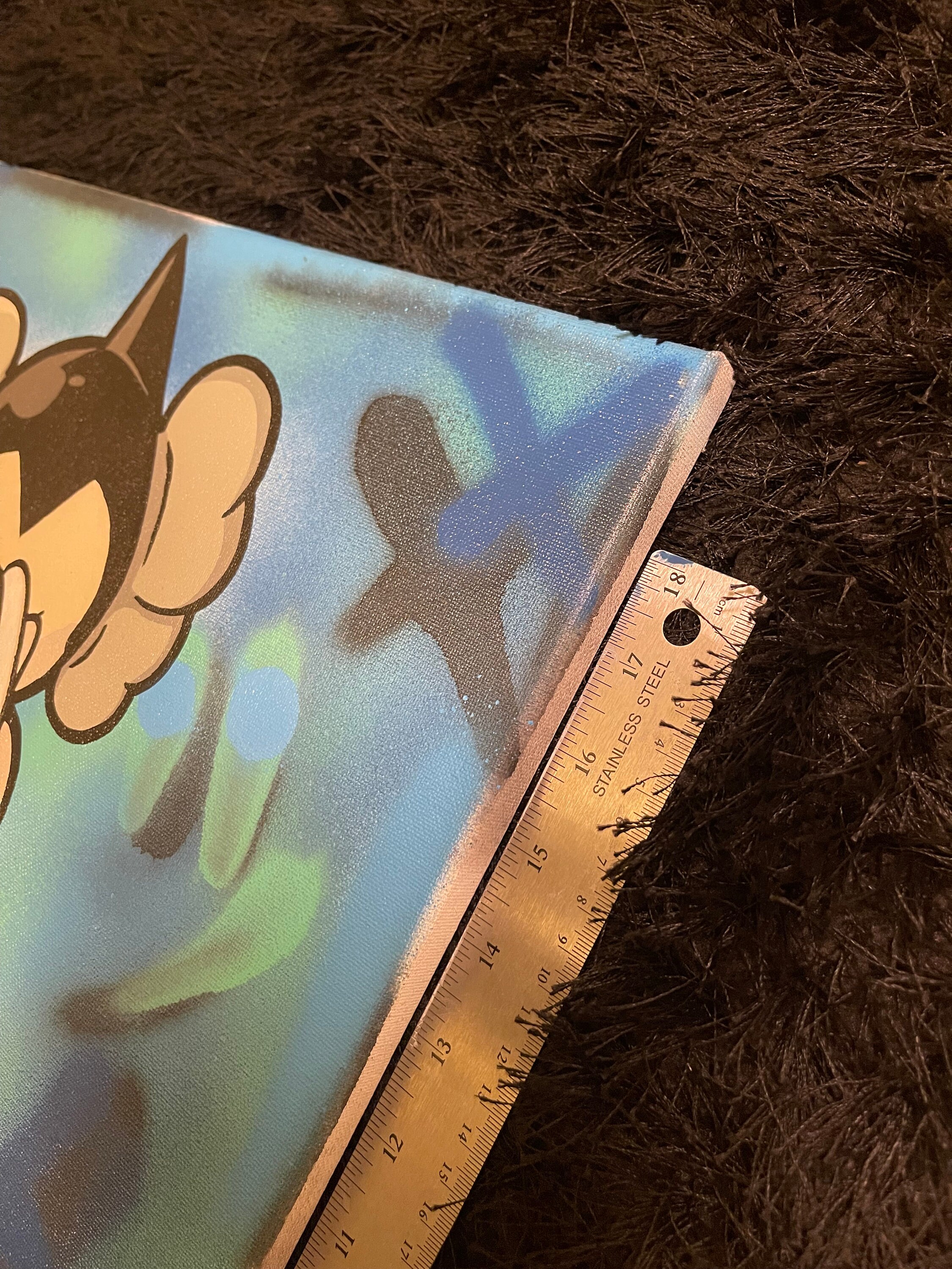 Original 16x20 Astro Boy X KAWS Graffiti Canvas Painting - Etsy