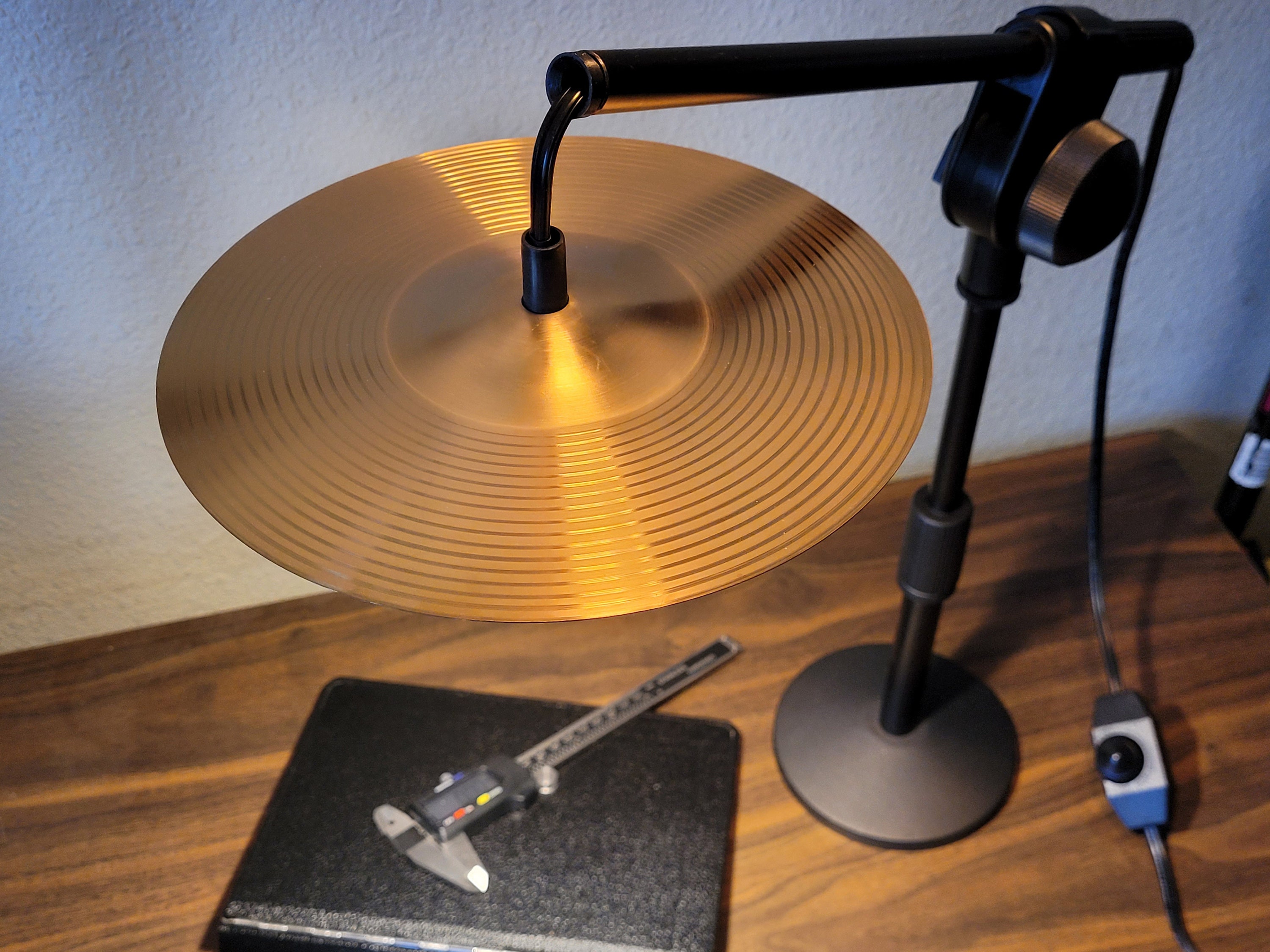 Splash Cymbal Desk Lamp - Etsy