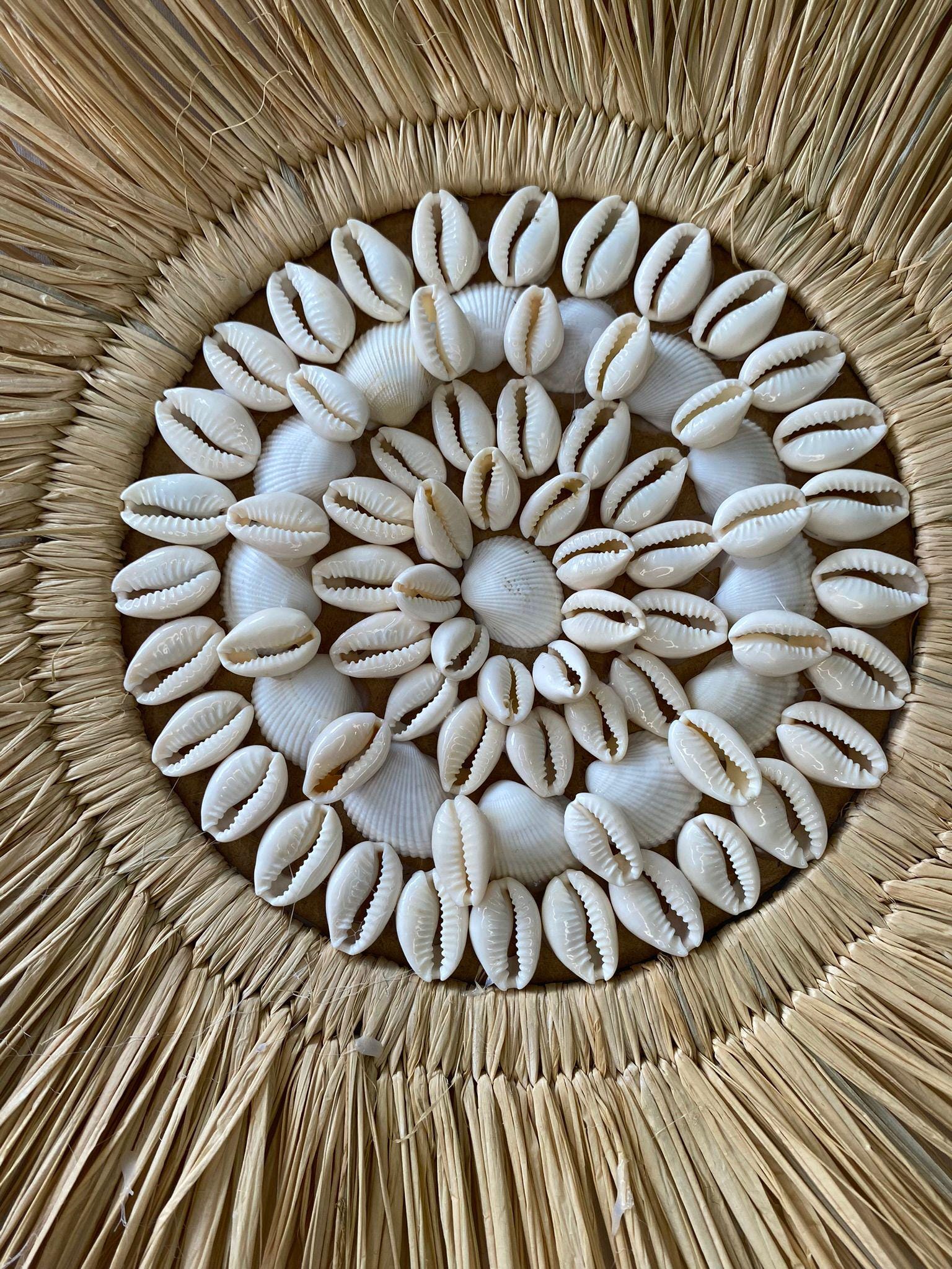 Raffia Wall Decor Raffia Bead Decor Raffia Round Wall Decor Natural ...