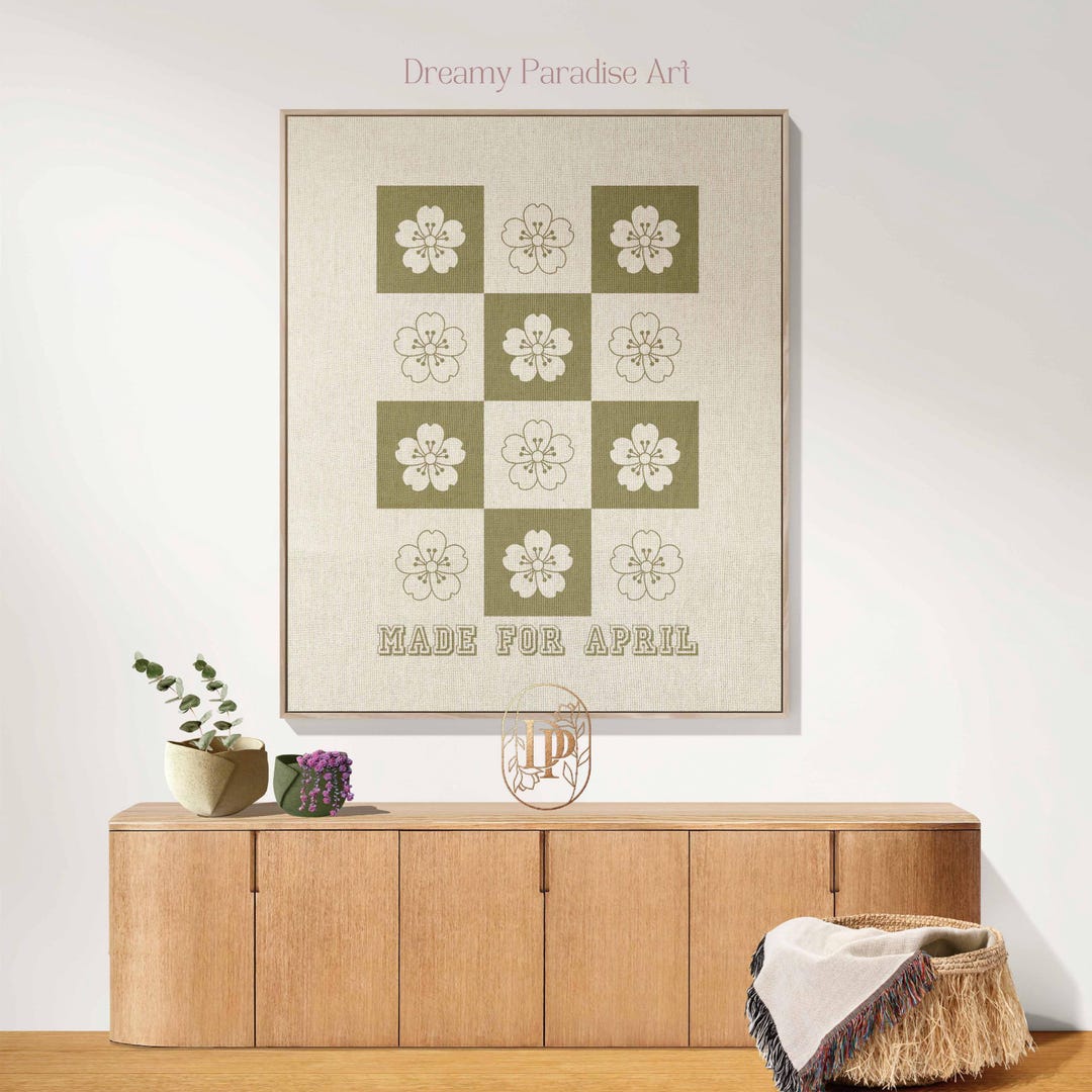 Custom Wide Large Cherry Blossom Ocean Waves Japanese Tapestry Woven ...