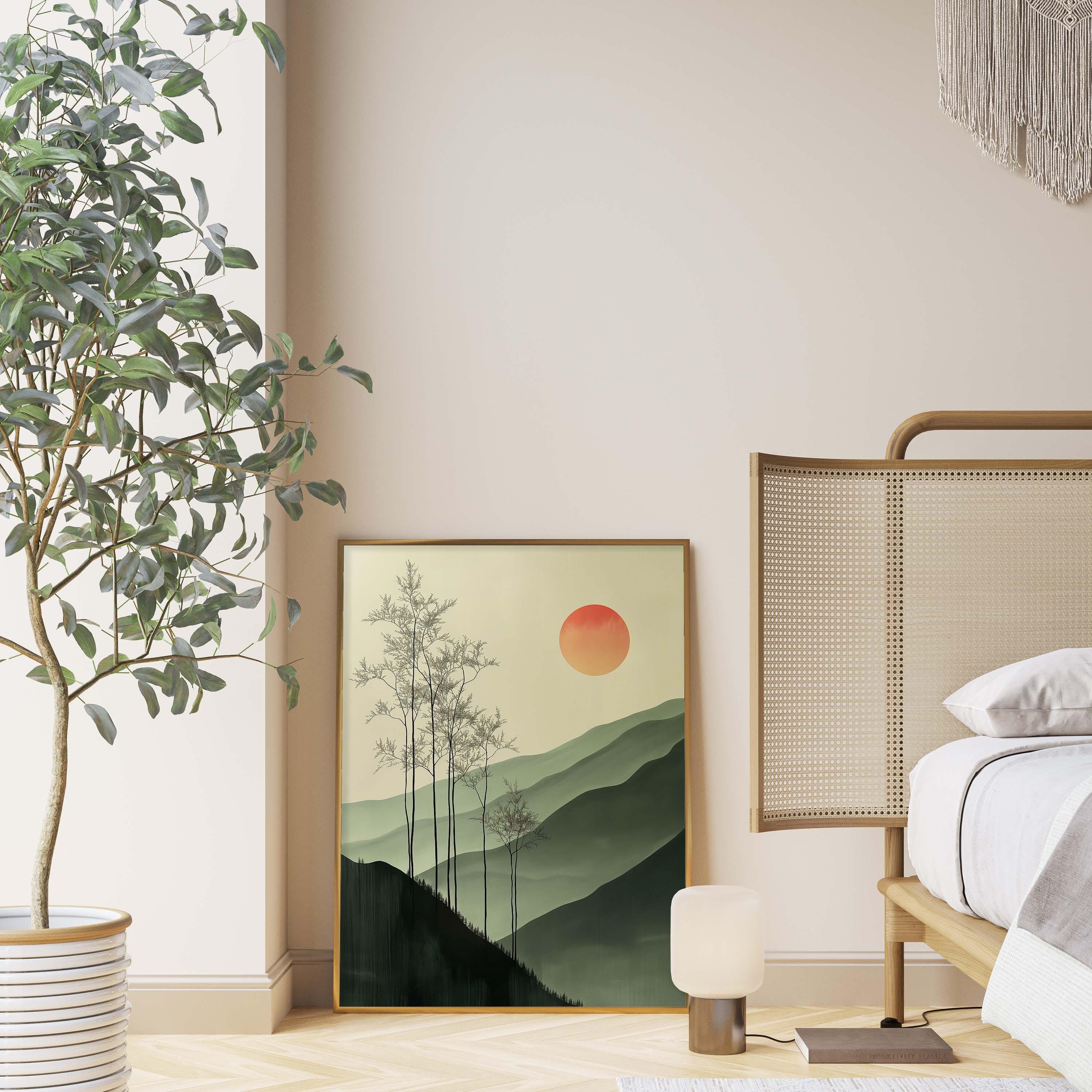 Aesthetic Sage Green Japandi Wall Art Instant Download Print Art Living ...