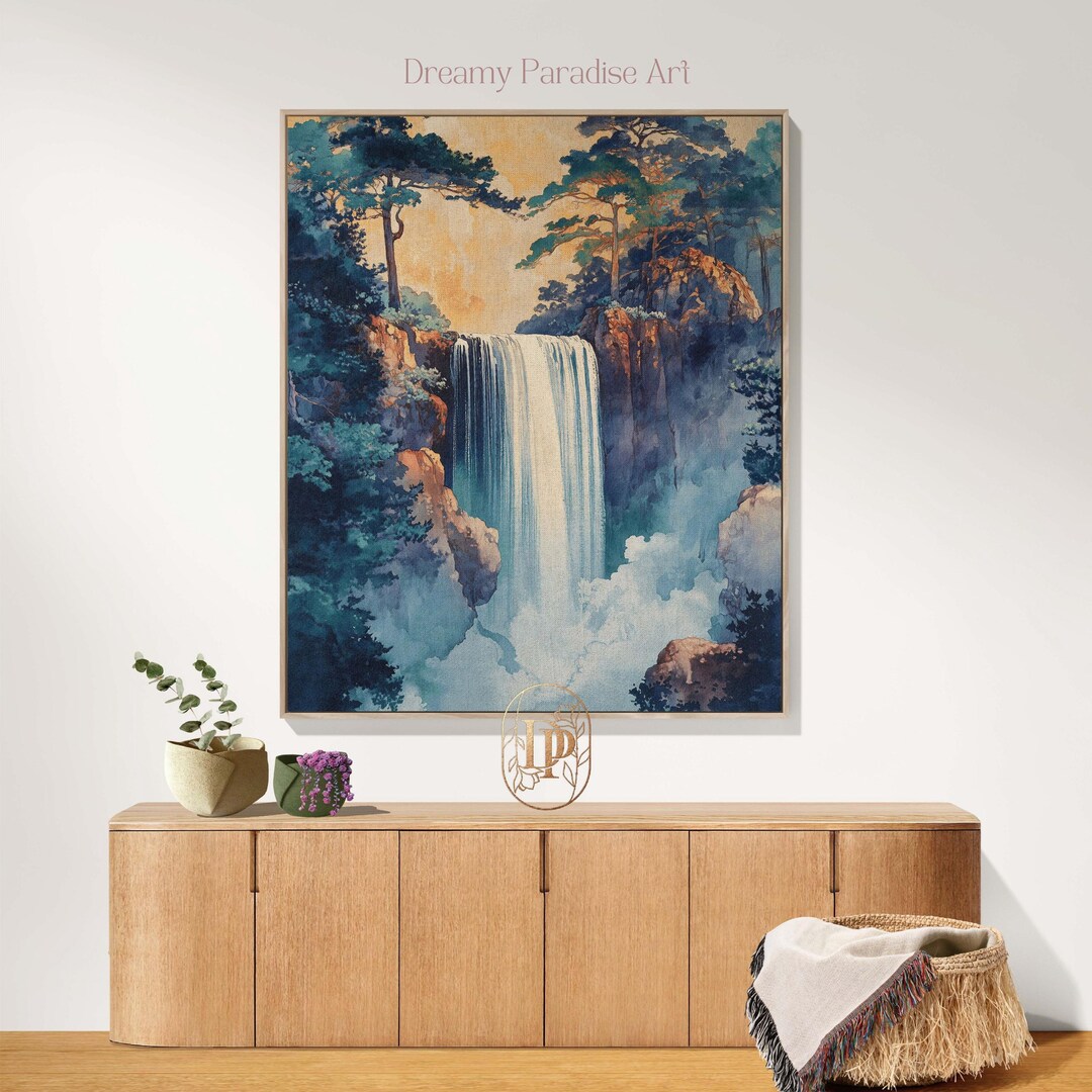 Large Anime Woven Tapestry Blanket Colorful Scenic Forest Japanese ...