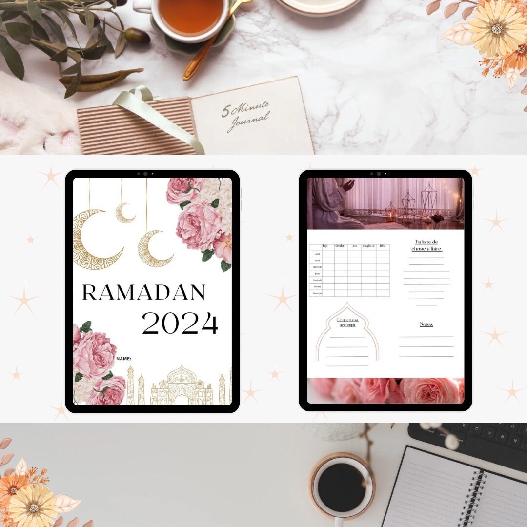 French Ramadan Planner 2024, Planner, Digital Design Ramadan Planner ...
