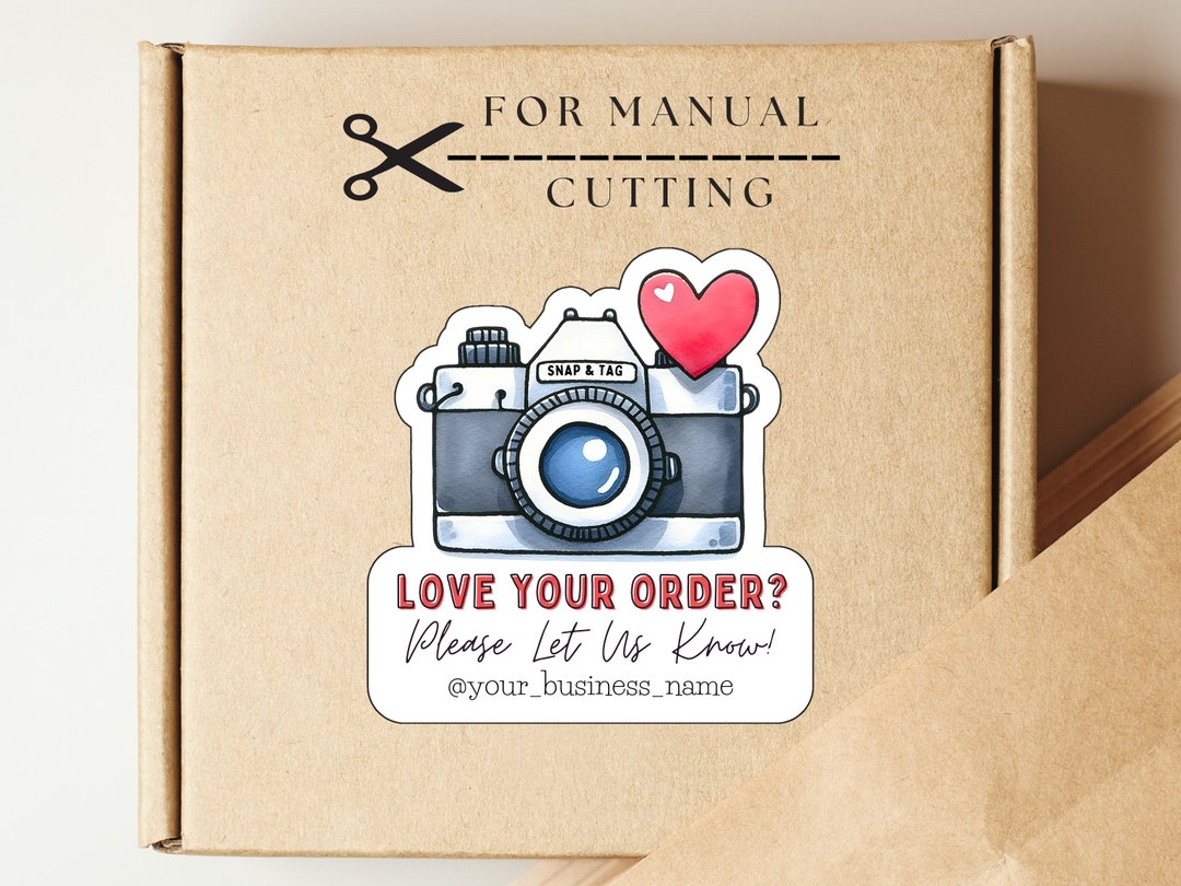 Printable Snap and Tag Stickers Fussy Cut Labels for Small Business ...