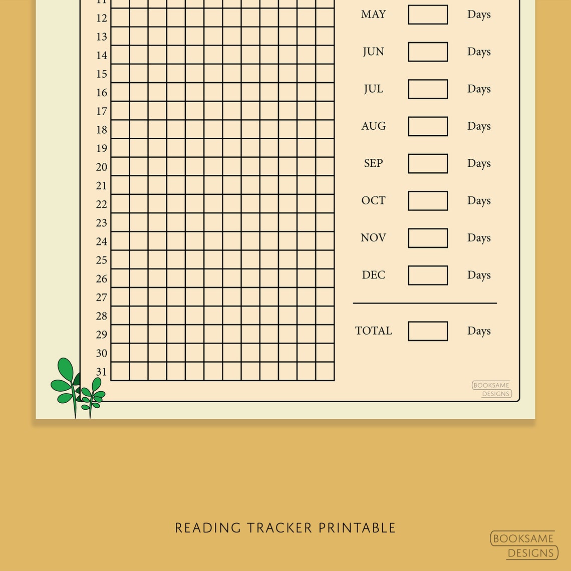 Reading Tracker Printable Template Reading Tracker A5 - Etsy