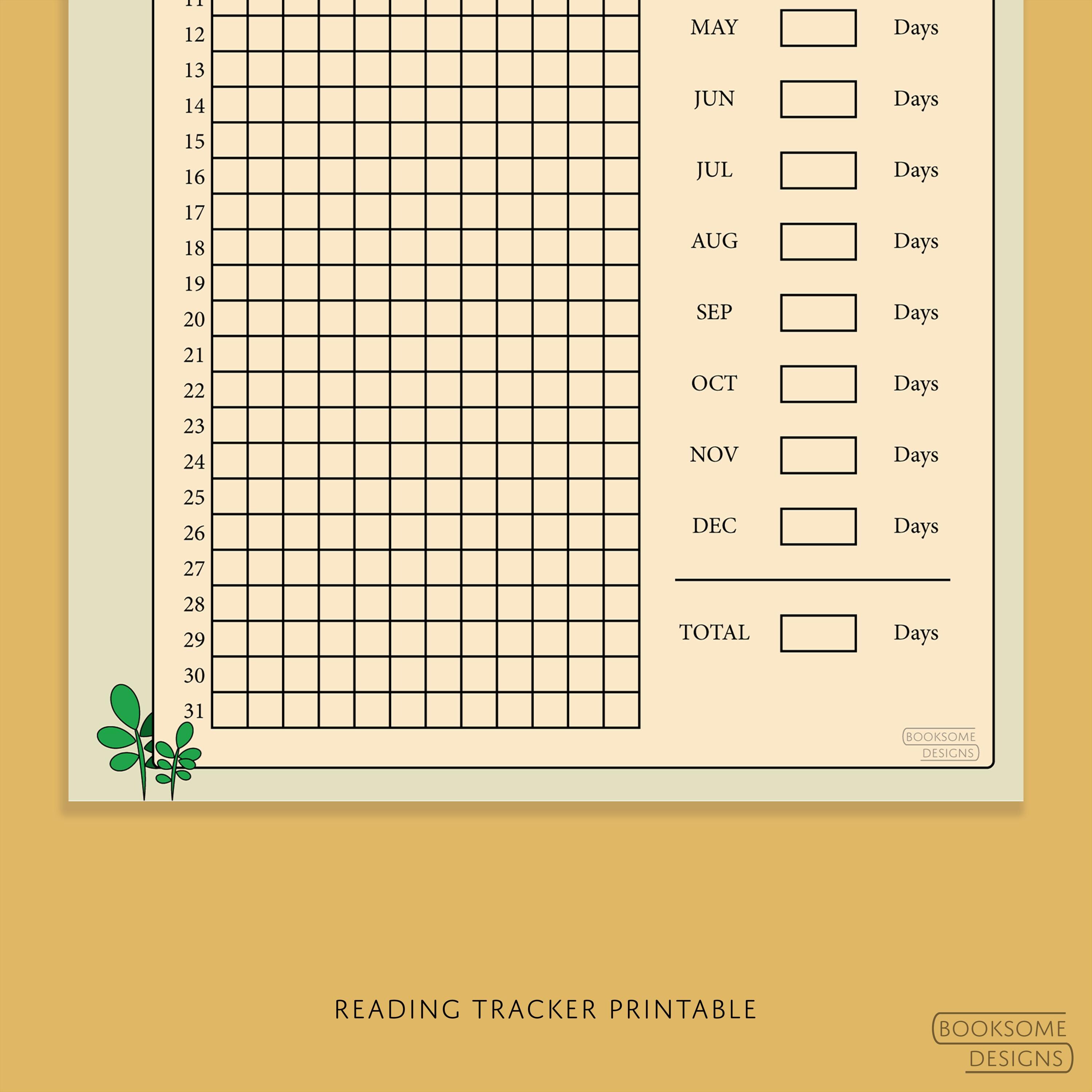 Reading Tracker Printable Template - Reading Tracker - A5 - Etsy