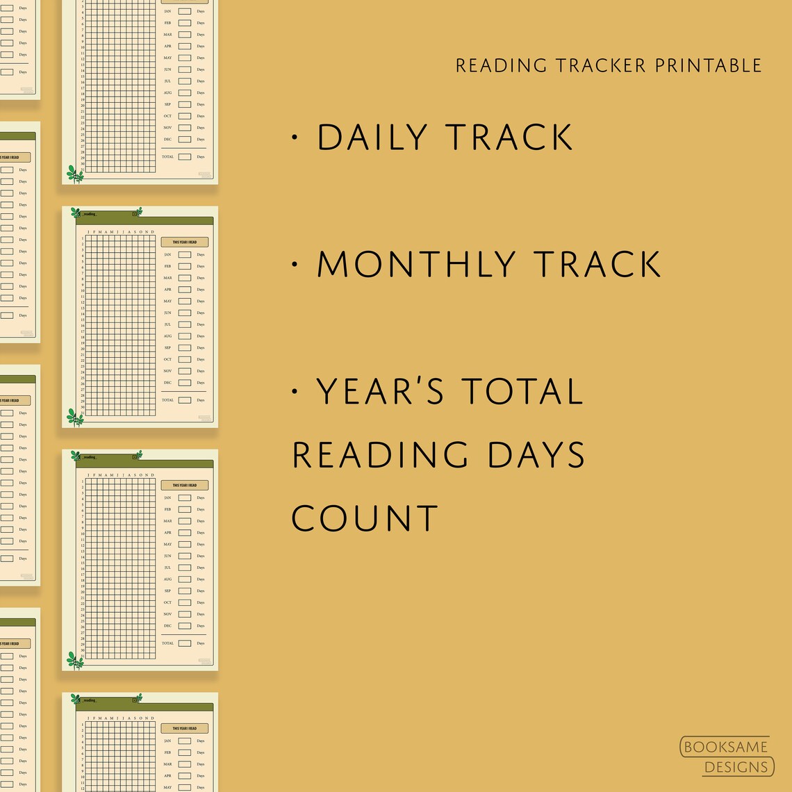 Reading Tracker Printable Template Reading Tracker A5 - Etsy