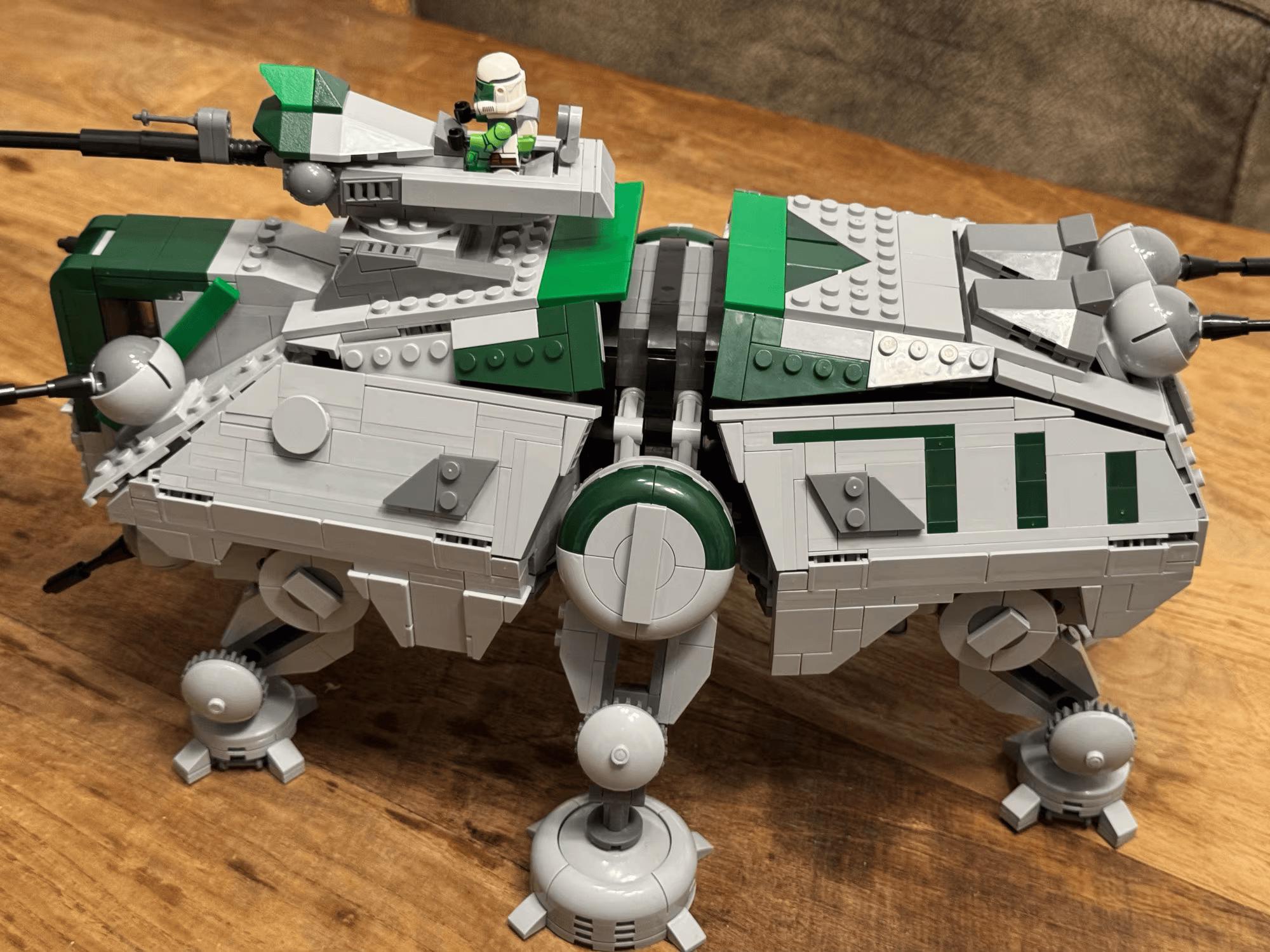 Star Wars AT-TE All-terrain Walker + At-rt Building Blocks Set - Etsy