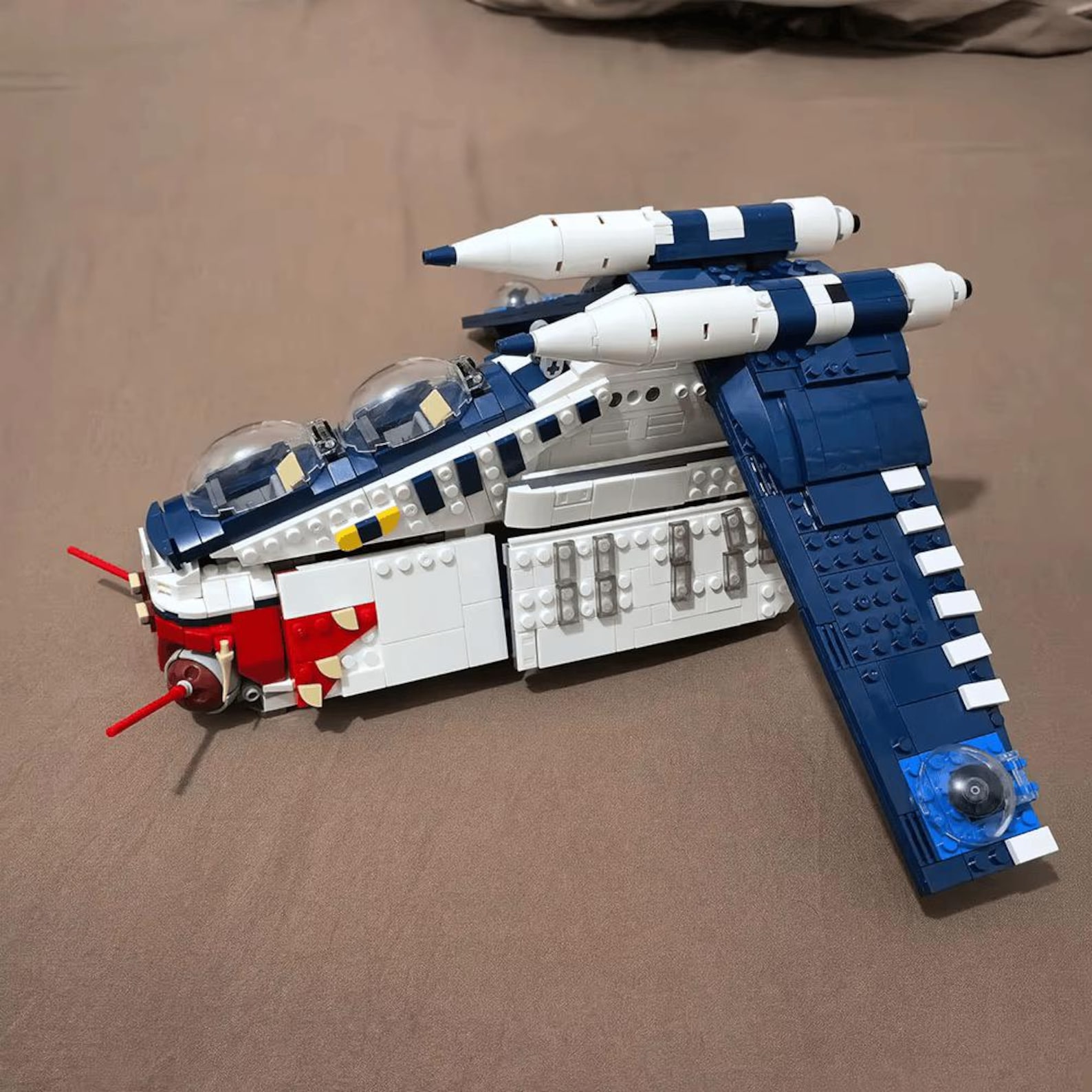 Star Wars 501st Republic Laat Gunship Building Blocks Set (alt Blocks ...