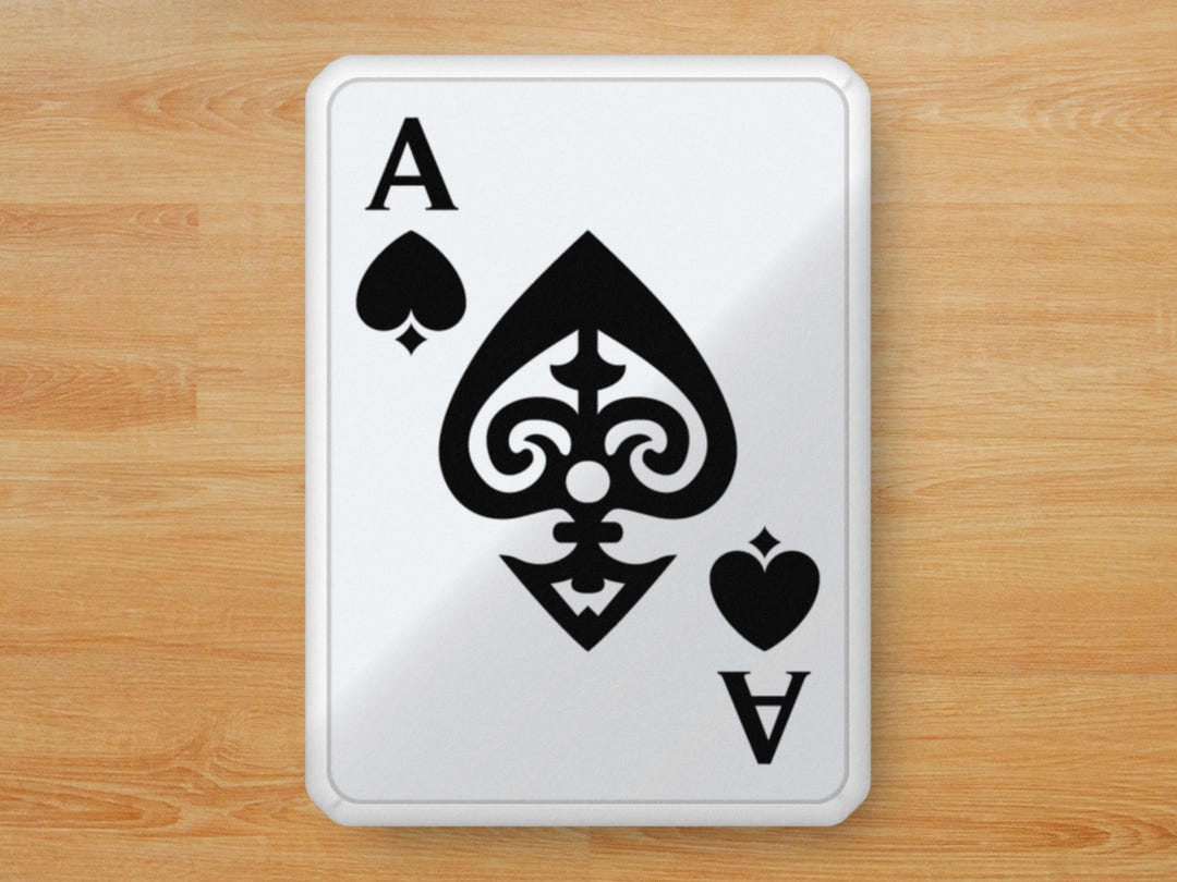 Ace of Spades Playing Card Custom Shaped Pillow Bedroom Decor, Birthday ...
