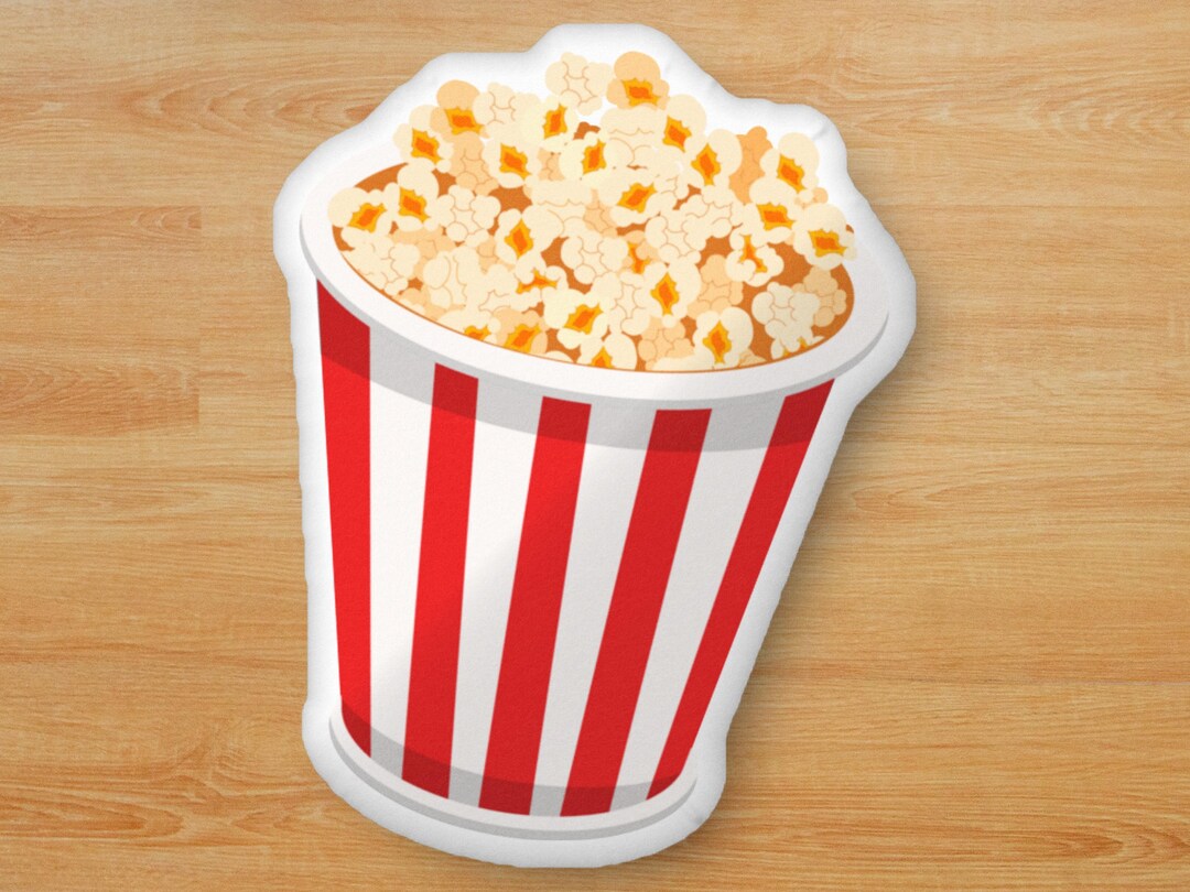Custom Tube of Popcorn Shaped Pillow, Personalized Popcorn Pillow From ...