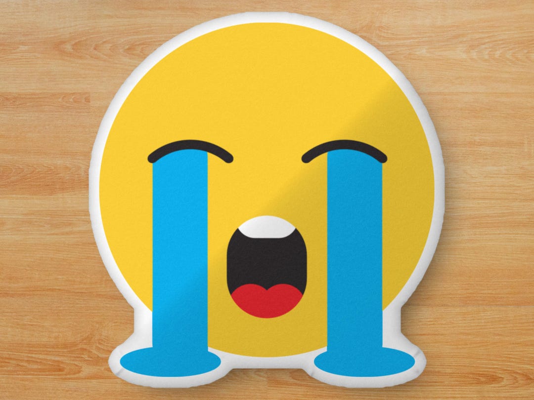 Crying Eyes Custom Shaped Emoji Pillows Personalized Stuffed Toy ...