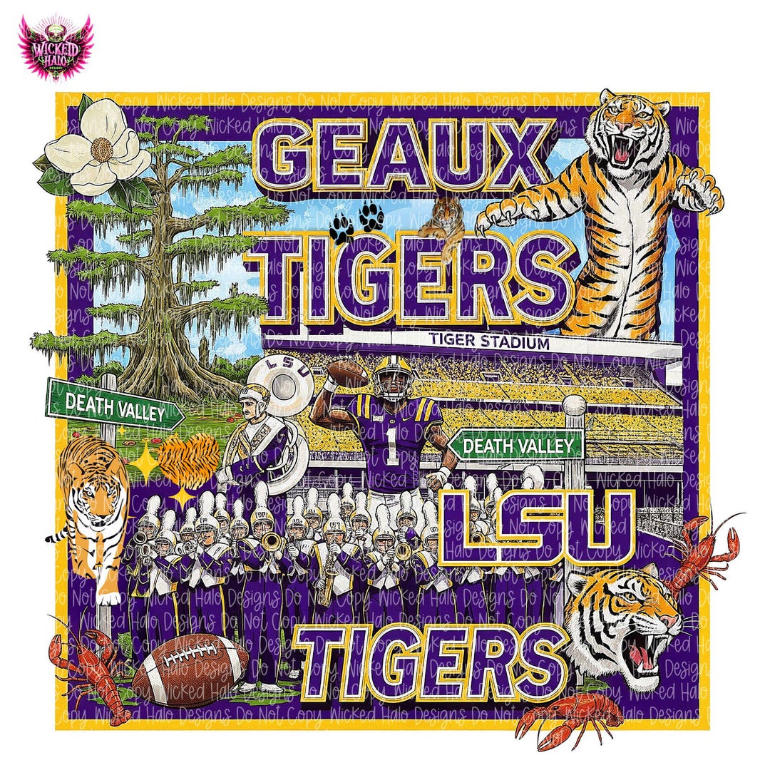 Tigers Collage V9-2 PNG - Etsy