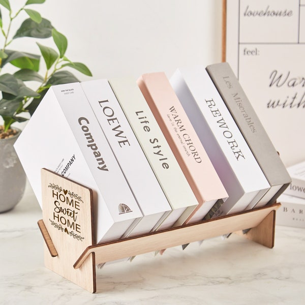 Small Wood Desktop Book Cases - Etsy