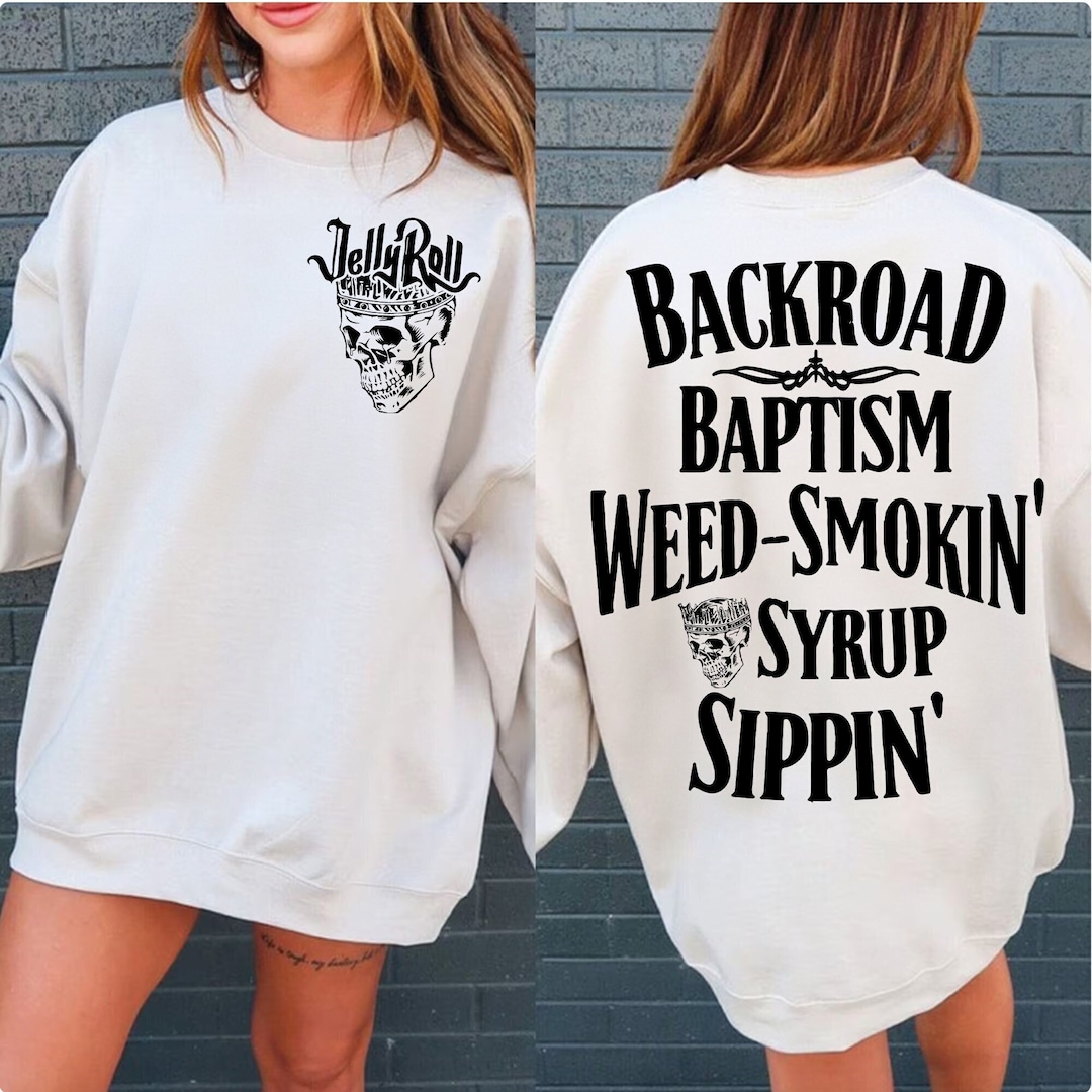 Backroad Baptism Jelly Roll SVG PNG Sublimation With Pocket Design Rock ...