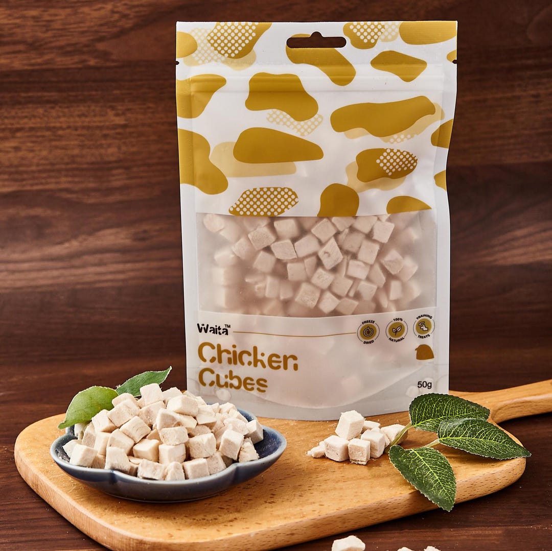 Freeze-dried Chicken Meat Cube Pet Snacks Pet Treats 50g Cat and Dog ...