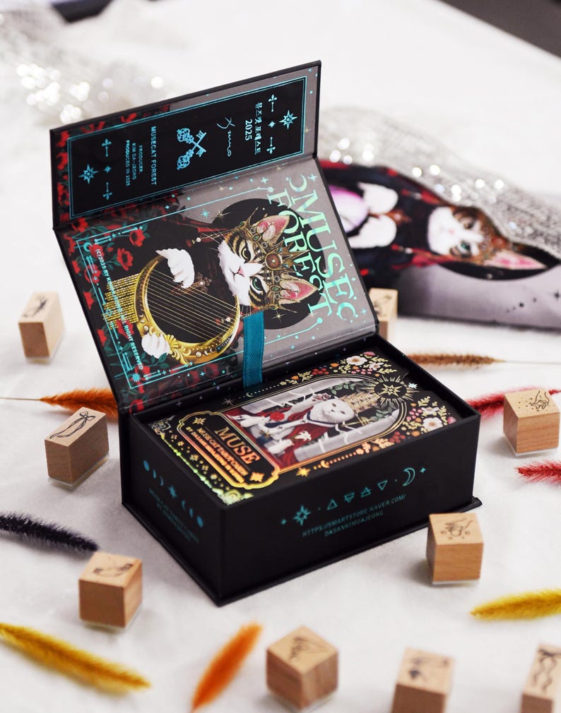 Muse Cat 2025 Tarot Cards(genuine Korean Product) - Etsy