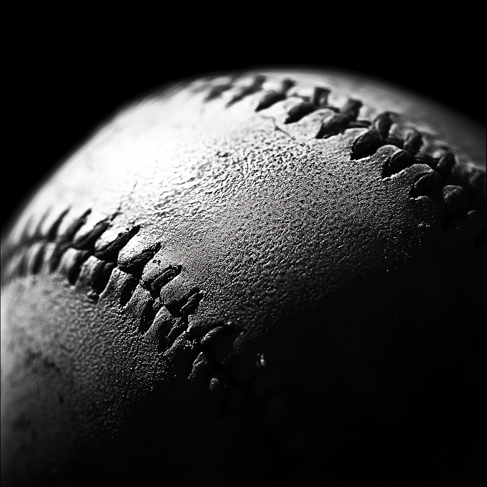 Black and White Baseball Art Print and Canvas - Ideal Sports Decor for ...