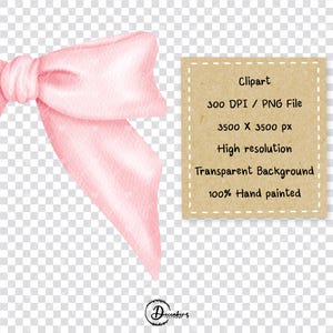 Pink Coquette Bow, Pink Coquette Ribbon, Gift Bow Clipart, Decoration ...